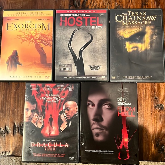 Media | Collection Of Horror Films | Poshmark